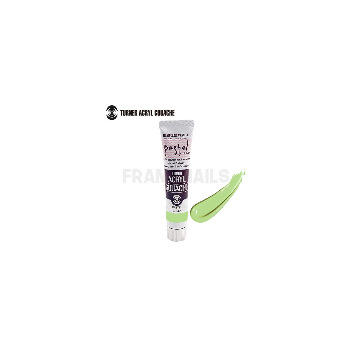 Peinture Nail Art Vert clair Acrylique Pastel Green Turner 183 (20ml)