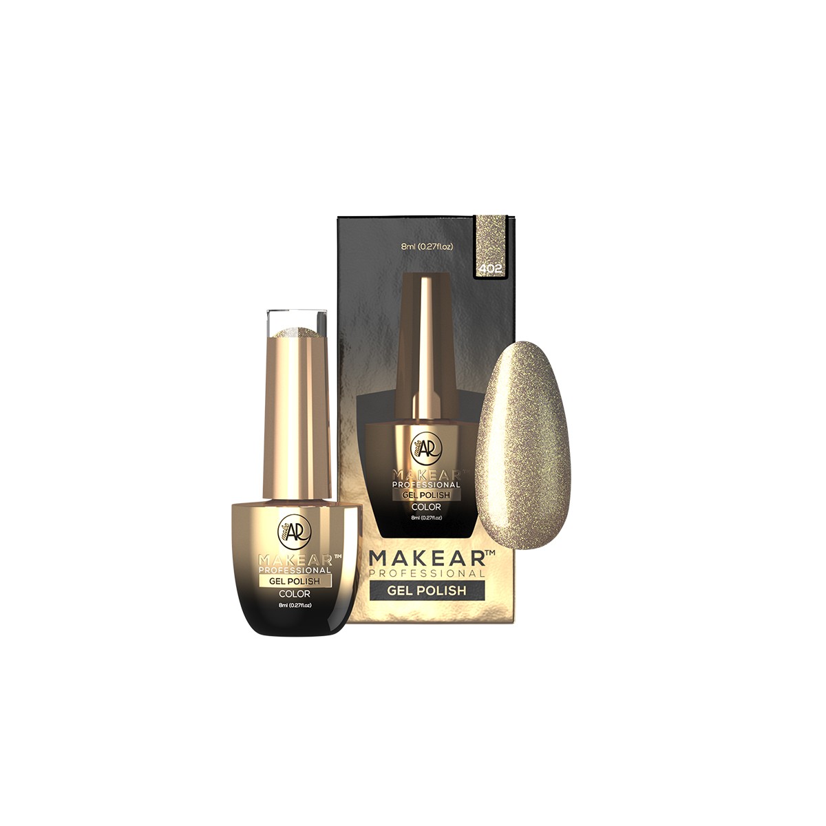 Vernis Permanent Gel Polish Princess Glossy 402 Makear