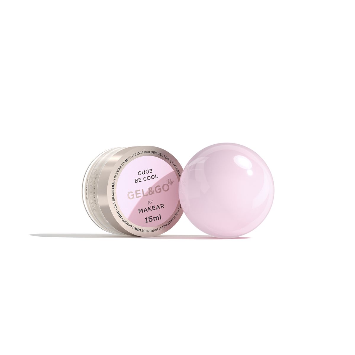 Gel UV Gel&Go Up GU03 Be Cool 15ml Makear